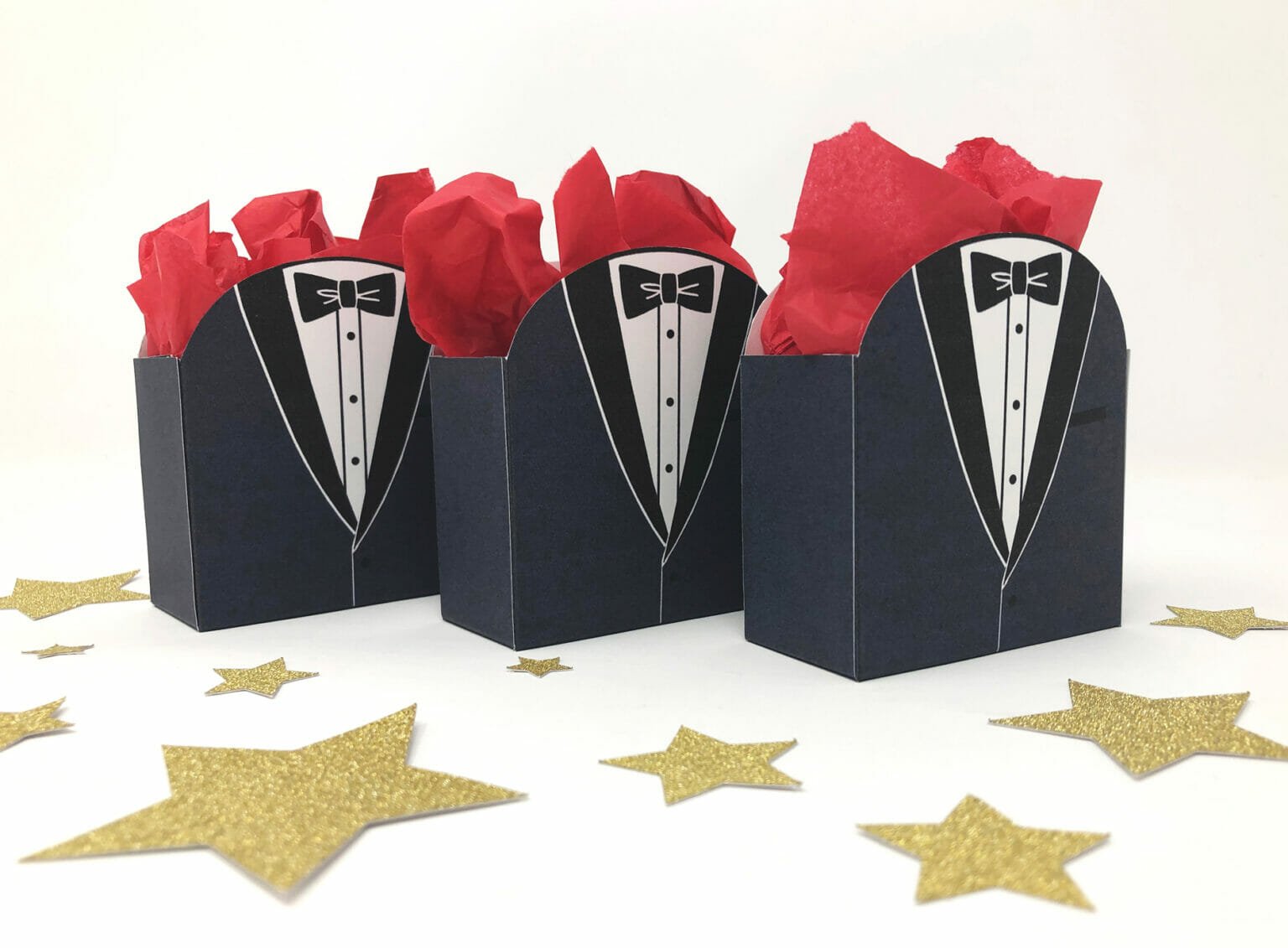 DIY Glam Red Carpet Treat Boxes - Crafting Cheerfully
