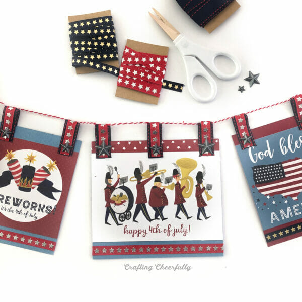 DIY Fourth of July Banner - Crafting Cheerfully