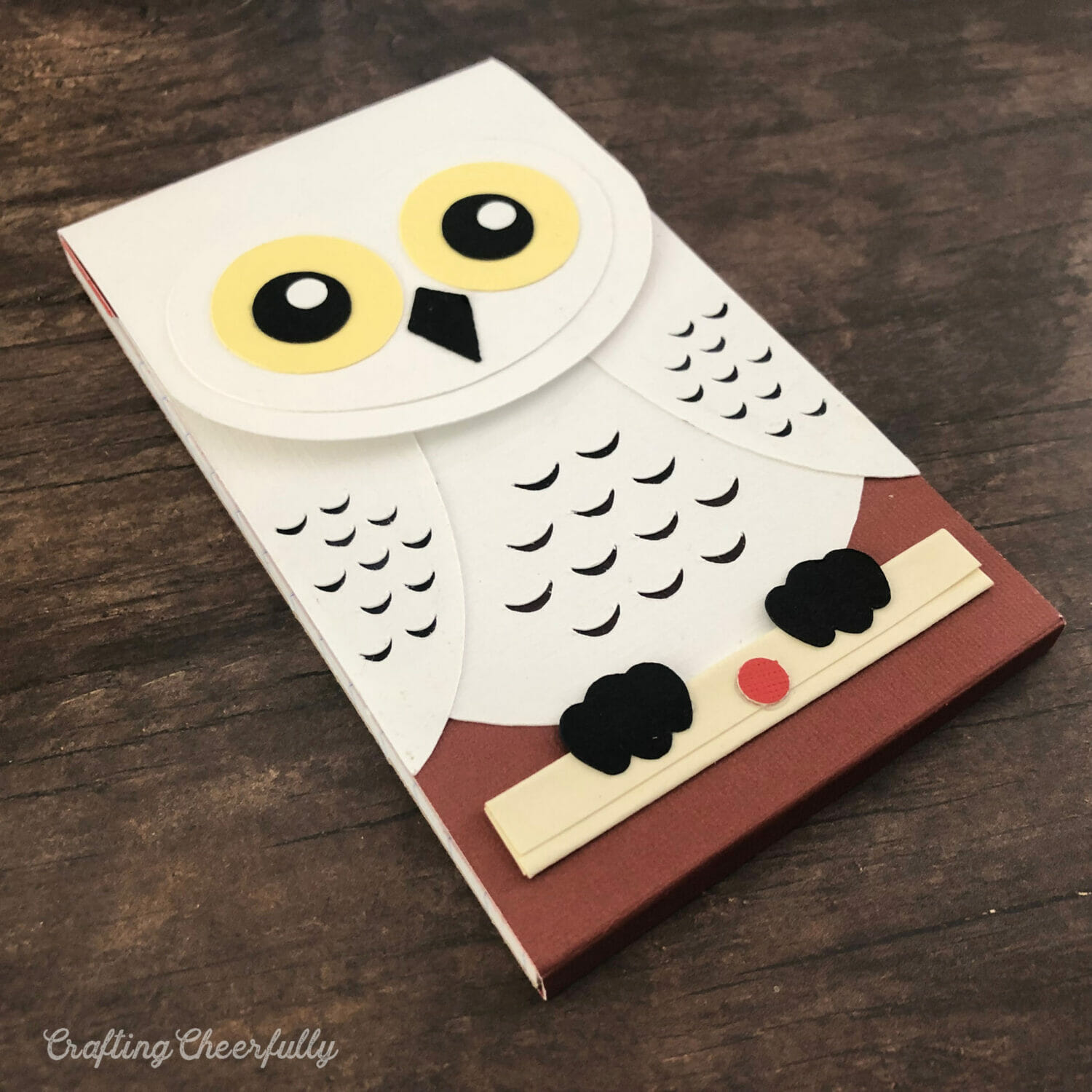 DIY Hedwig Owl Notepad - Crafting Cheerfully