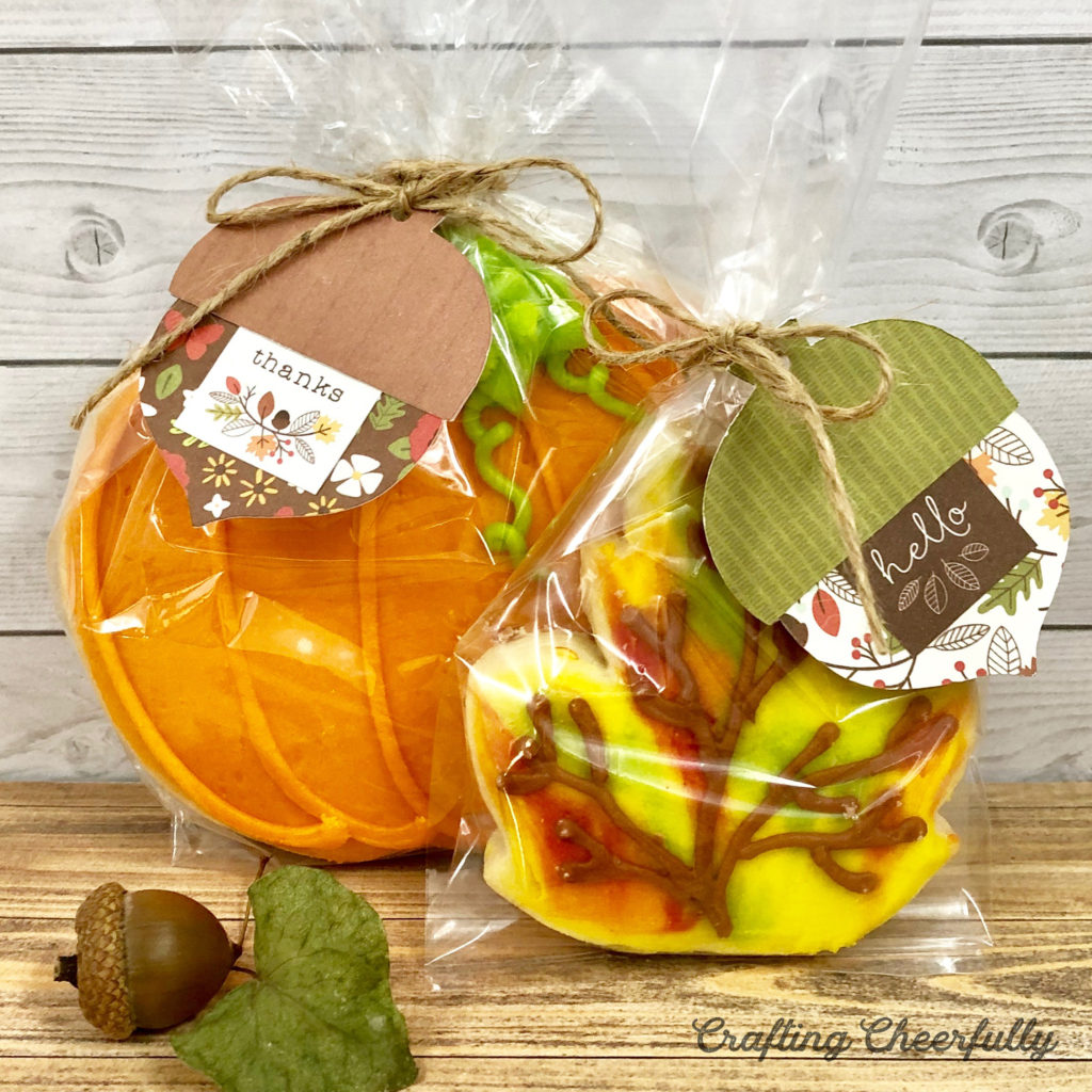 DIY Autumn Acorn Gift Tags - Free Templates - Crafting Cheerfully