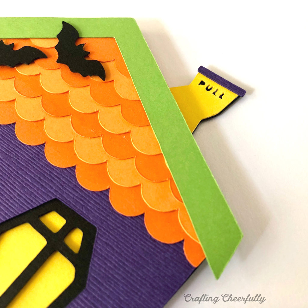 DIY Haunted House Slider Card - Crafting Cheerfully