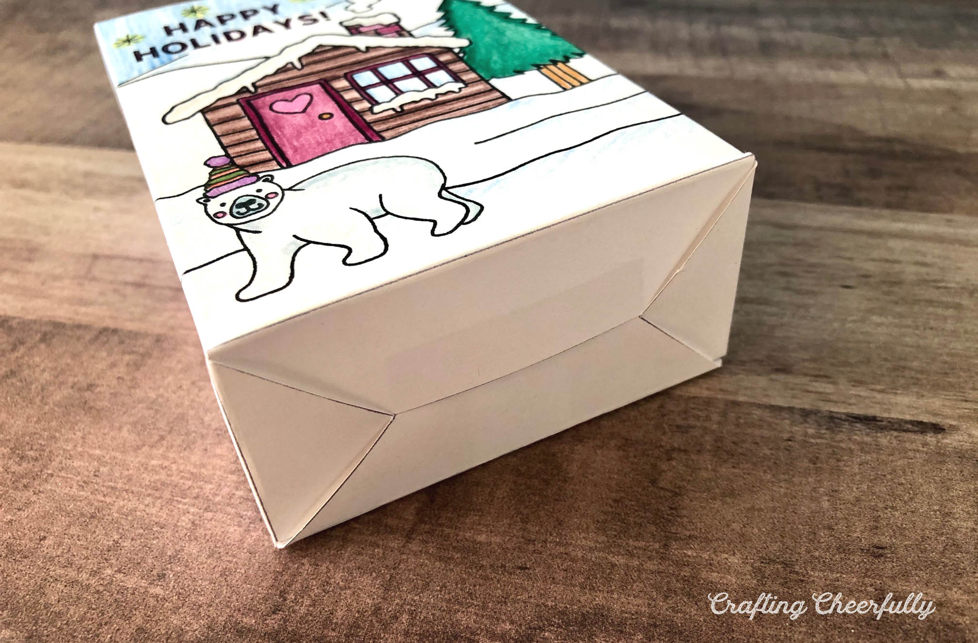 Printable Holiday Gift Bag - Free Holiday Coloring Pages! - Crafting ...