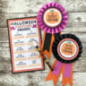 DIY Halloween Costume Award Ribbons - Crafting Cheerfully