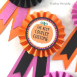 DIY Halloween Costume Award Ribbons - Crafting Cheerfully