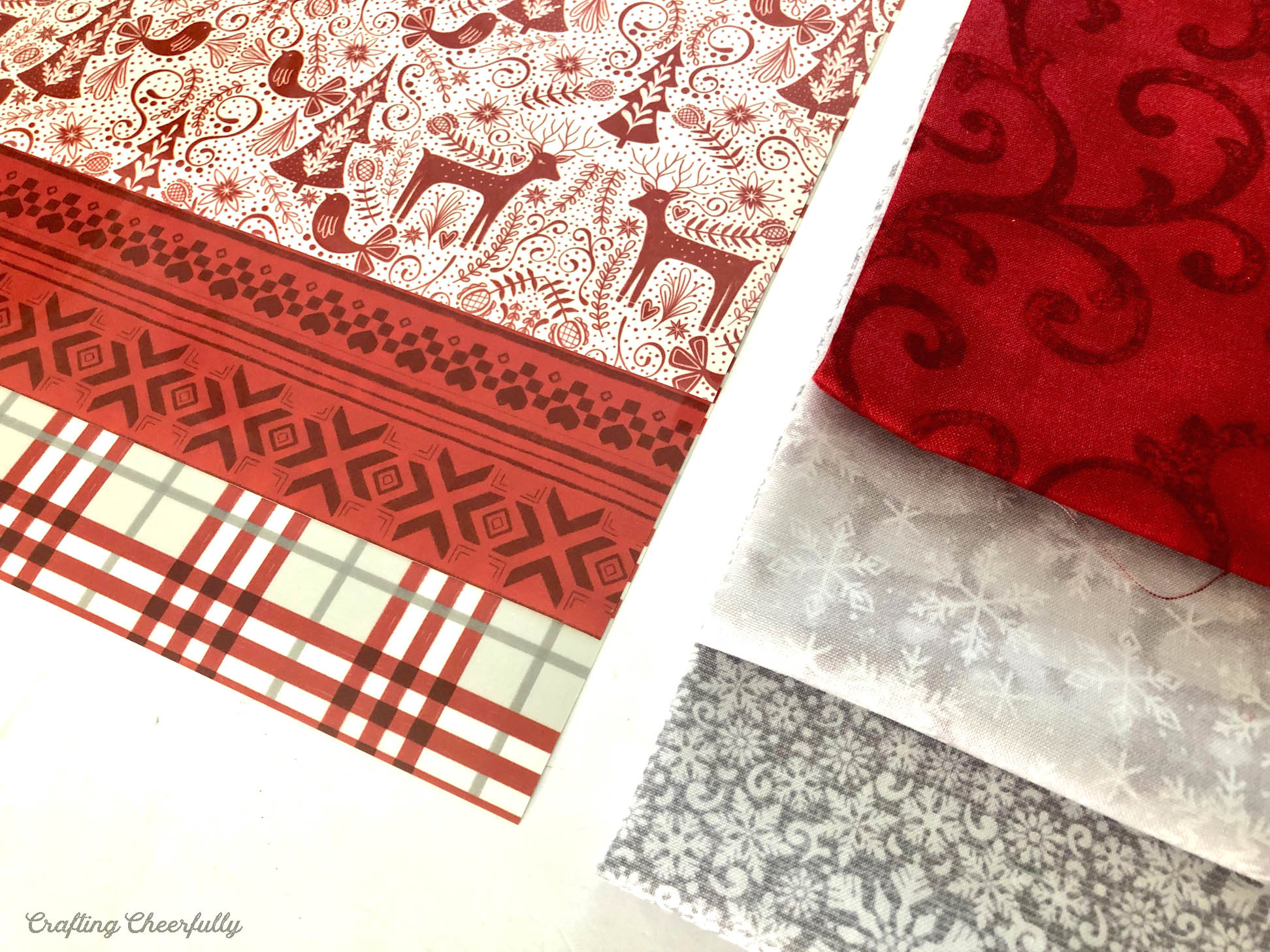 DIY Holiday Pillow with Cricut Patterned Iron-On - Crafting Cheerfully