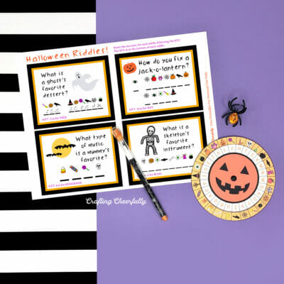 School Time Decoder Wheel Printable Activity - Crafting Cheerfully