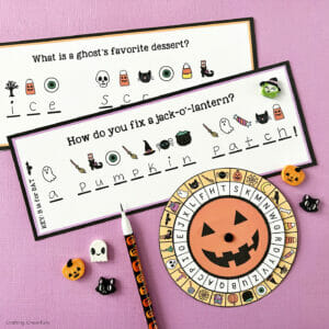 Halloween Decoder Wheel - Free Printable - Crafting Cheerfully