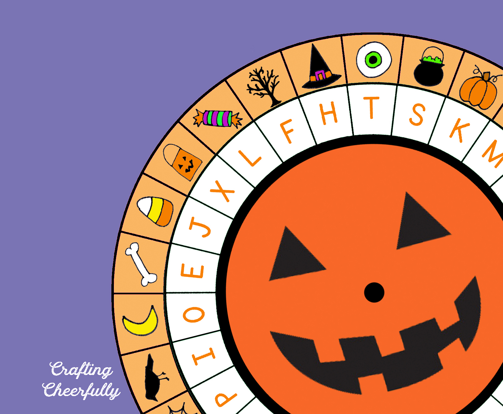 Halloween Decoder Wheel - Free Printable - Crafting Cheerfully