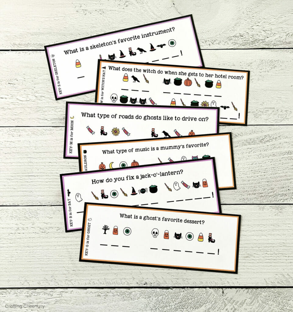 Halloween Decoder Wheel - Free Printable - Crafting Cheerfully