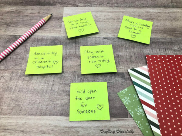 DIY Kindness Advent Calendar - Crafting Cheerfully