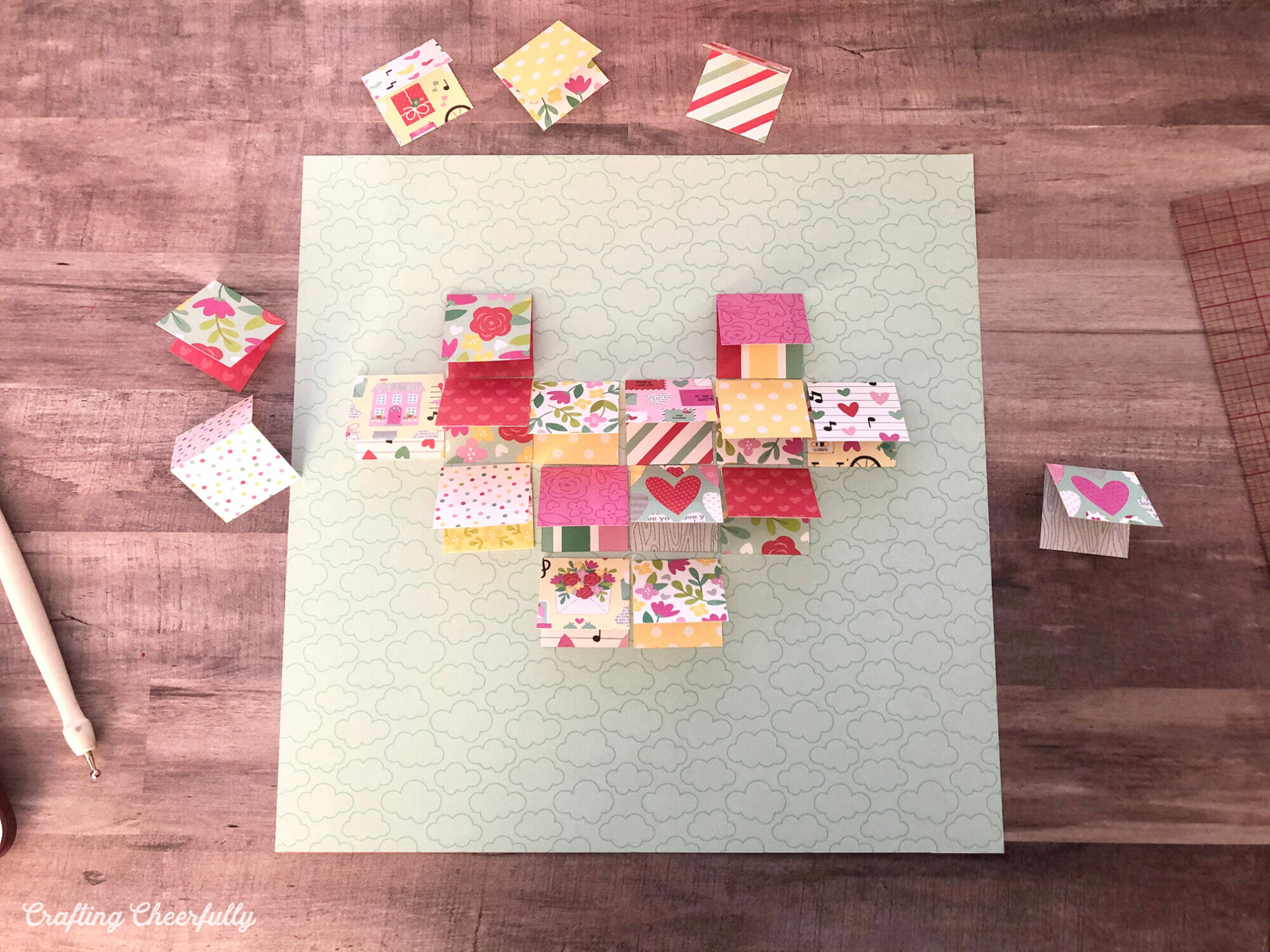 DIY Valentine's Day Countdown - Crafting Cheerfully