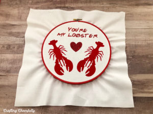 Friends Embroidery Hoop with Cricut Iron-On - Crafting Cheerfully