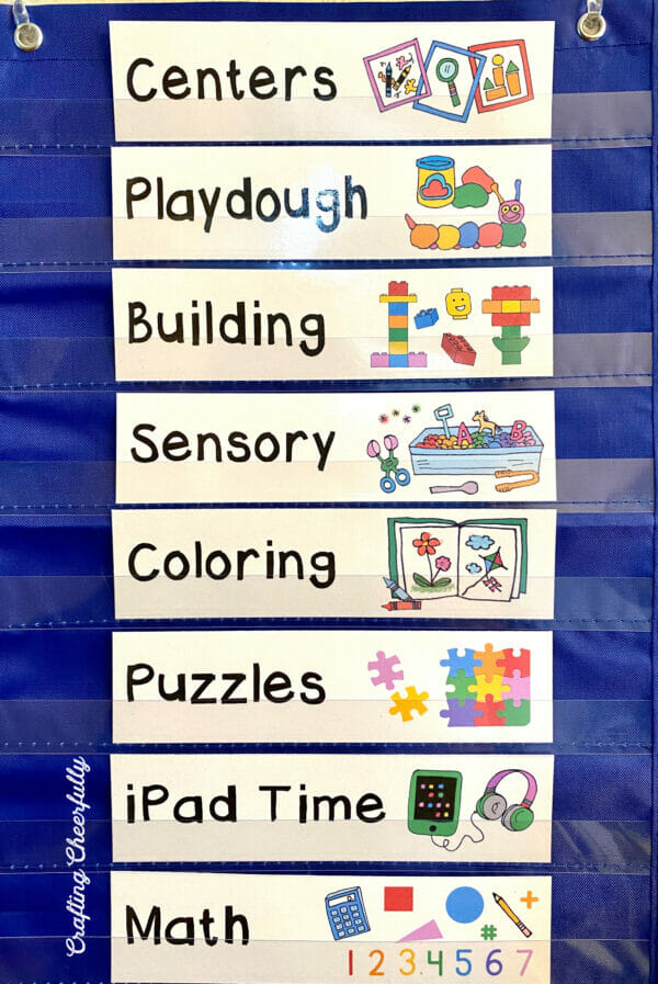 Visual Schedule Cards - Crafting Cheerfully