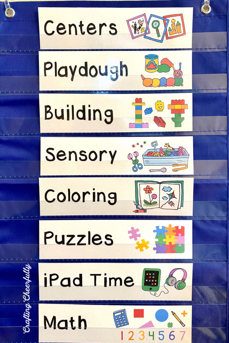 Visual Schedule Cards - Crafting Cheerfully