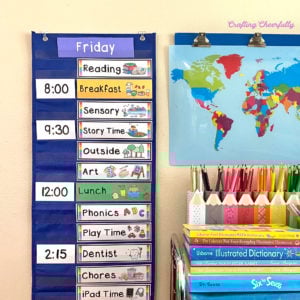 Visual Schedule Cards - Crafting Cheerfully