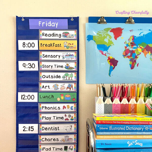 Visual Schedule Cards - Crafting Cheerfully