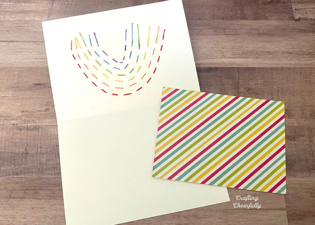 Free Printable Rainbow Card - Crafting Cheerfully