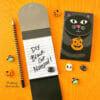 DIY Halloween Black Cat Notepad - Crafting Cheerfully