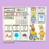 How to Make a Daily Calendar For Kids - Crafting Cheerfully