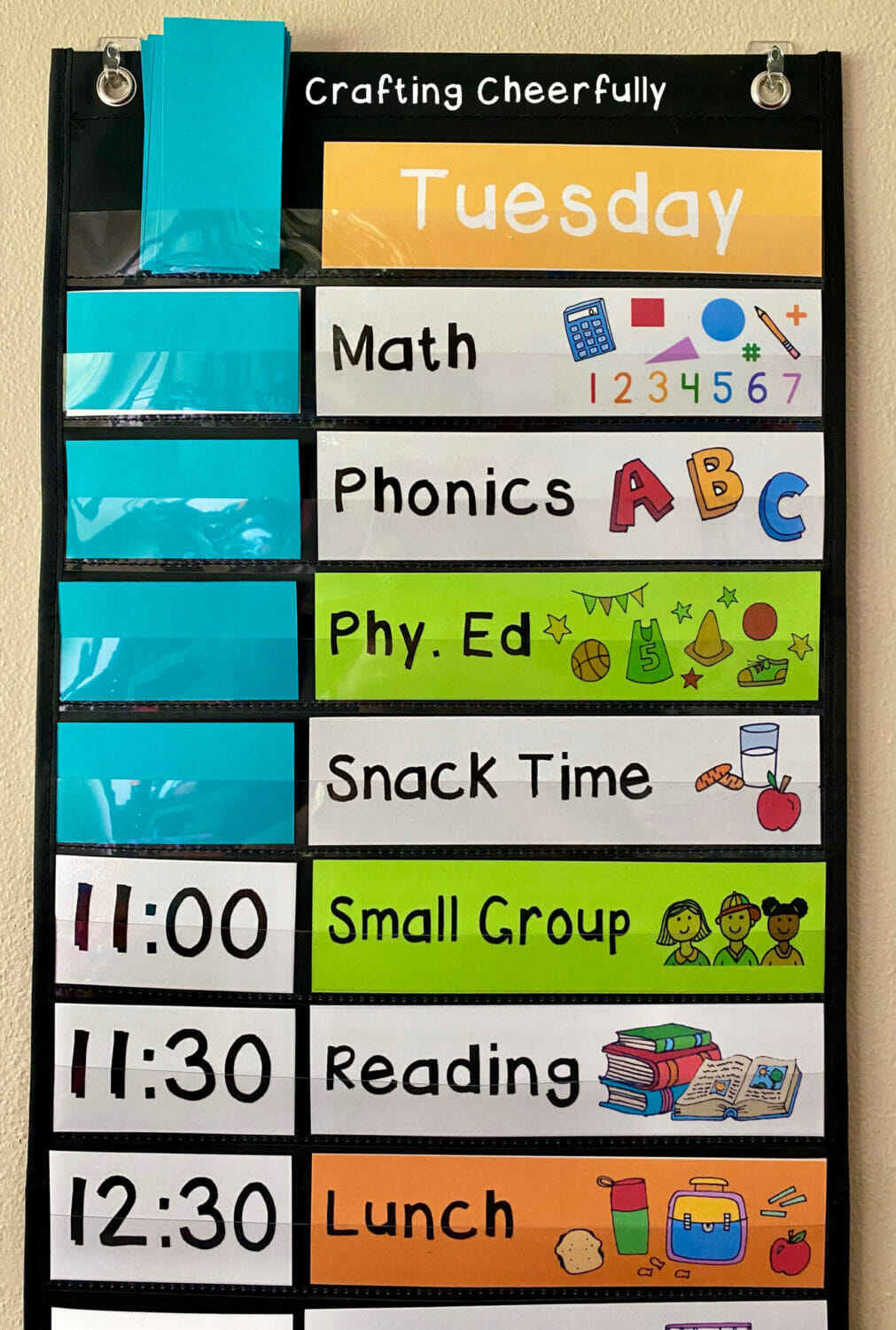 DIY Children's Calendar for At-Home Learning - Crafting Cheerfully