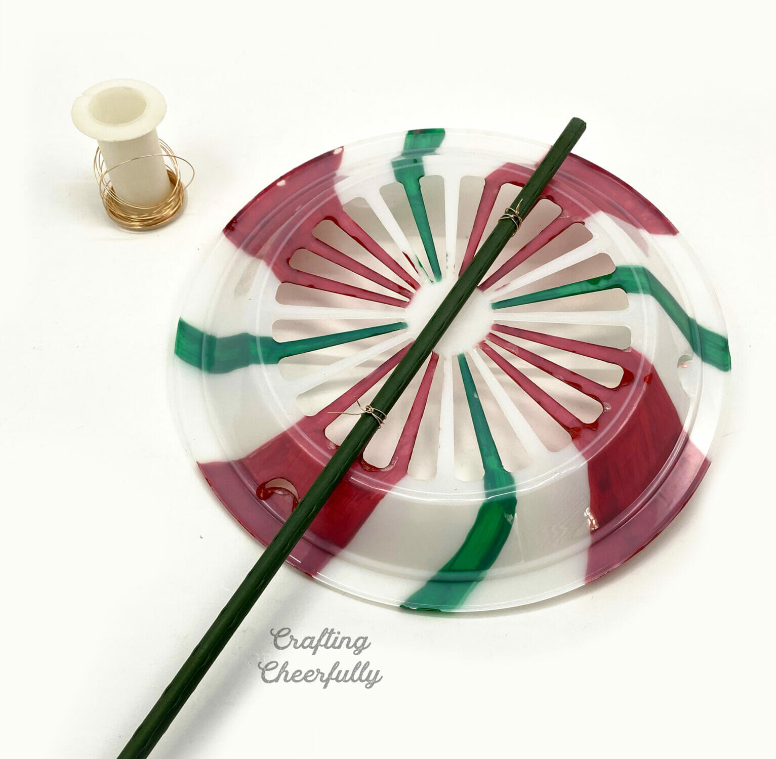 DIY Whimsical Christmas Peppermints - Crafting Cheerfully