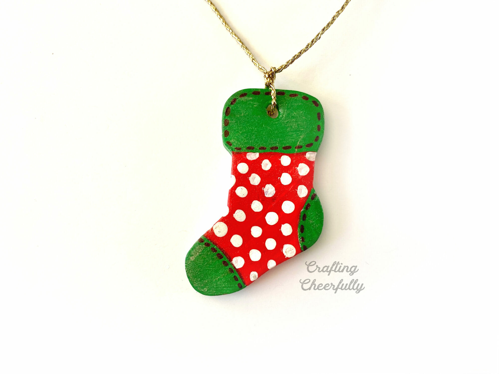 DIY Holiday Jewelry with Air Dry Clay - Crafting Cheerfully