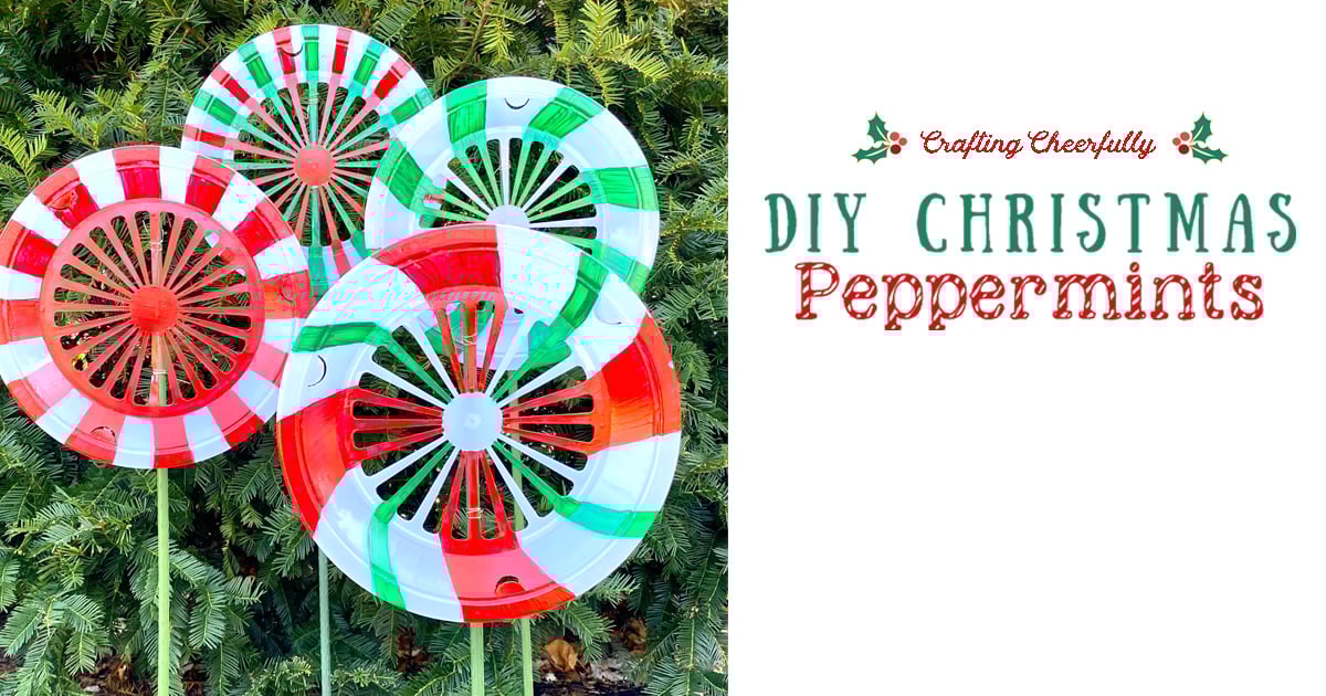 DIY Whimsical Christmas Peppermints - Crafting Cheerfully
