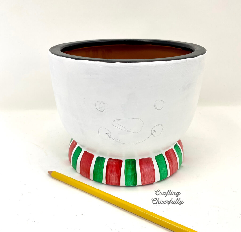 DIY Snowman Vase - A Cute Holiday Centerpiece - Crafting Cheerfully