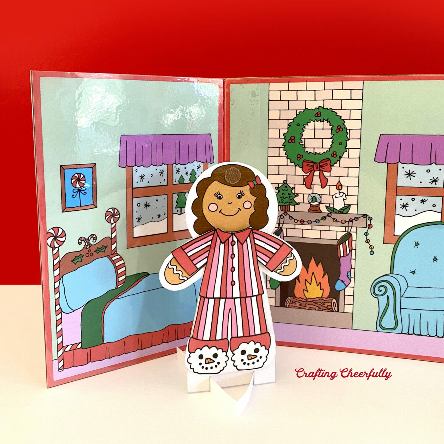 Gingerbread Kid Paper Dolls - Printables for Pretend Play - Crafting ...