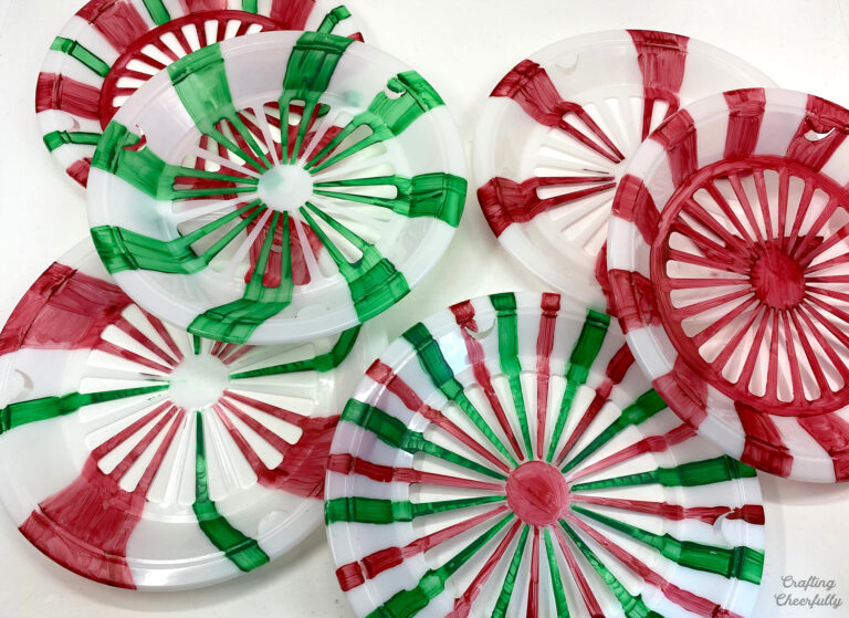 DIY Whimsical Christmas Peppermints - Crafting Cheerfully