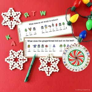 Christmas Secret Decoder Wheel Printables - Crafting Cheerfully
