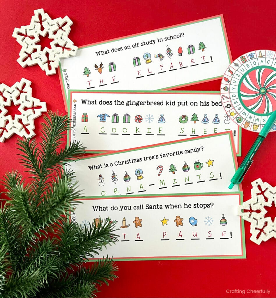 Christmas Secret Decoder Wheel Printables - Crafting Cheerfully