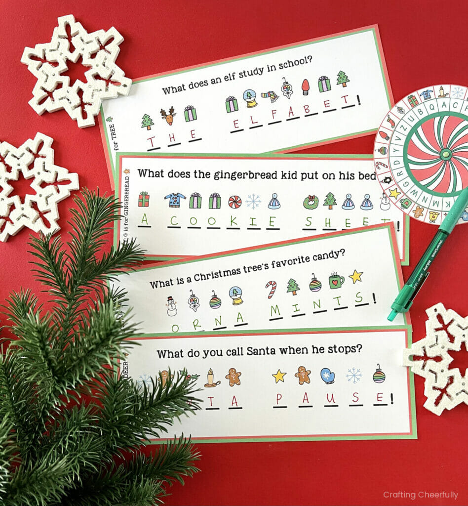 Christmas Secret Decoder Wheel Printables - Crafting Cheerfully