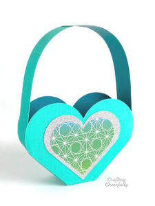 DIY Heart-Shaped Box for Valentine's Day - Crafting Cheerfully