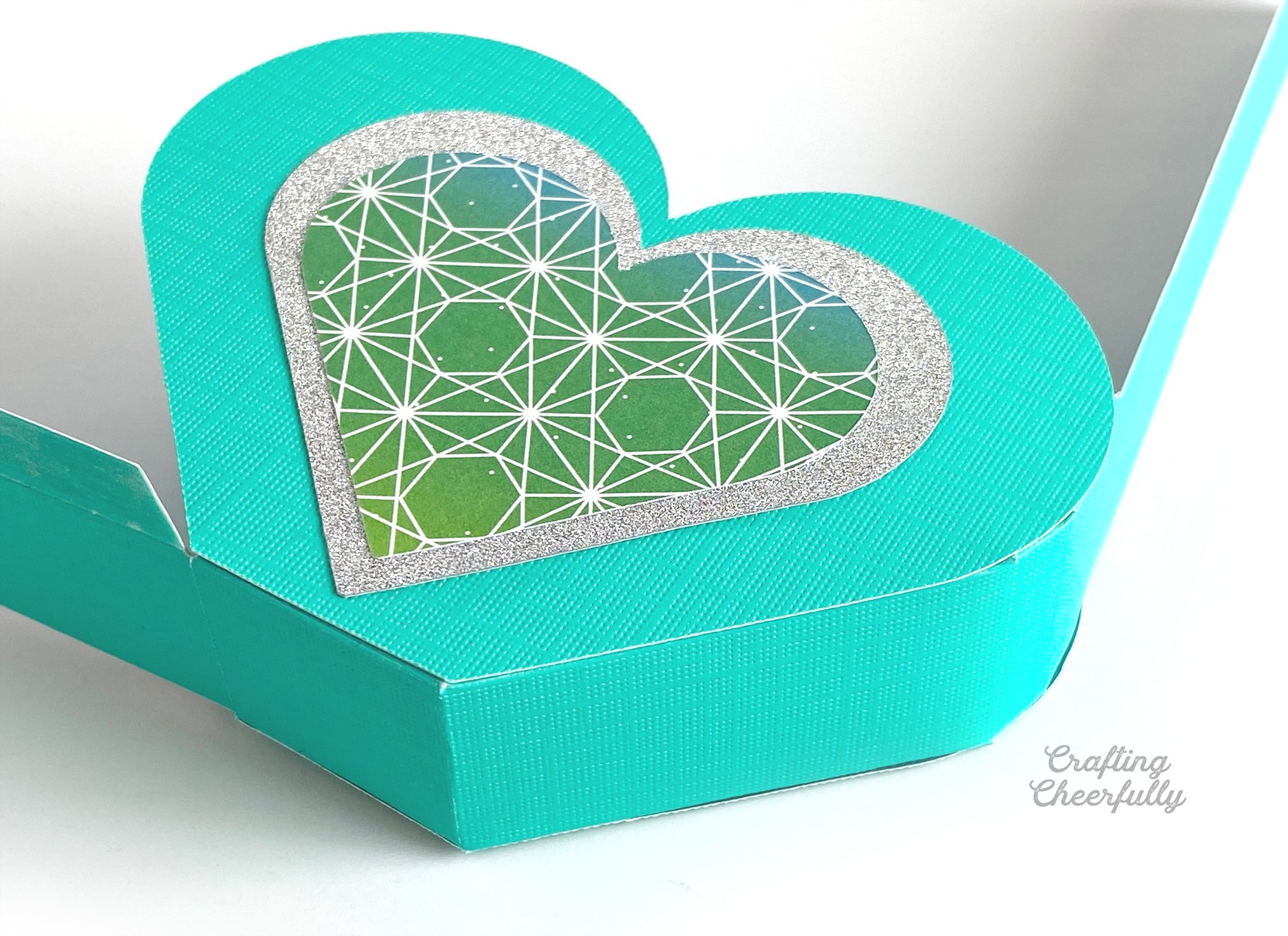 DIY Heart-Shaped Box for Valentine's Day - Crafting Cheerfully