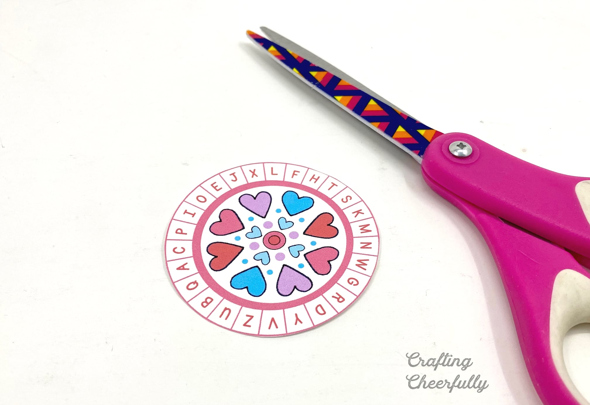 DIY Secret Decoder Wheel Classroom Valentines - Crafting Cheerfully