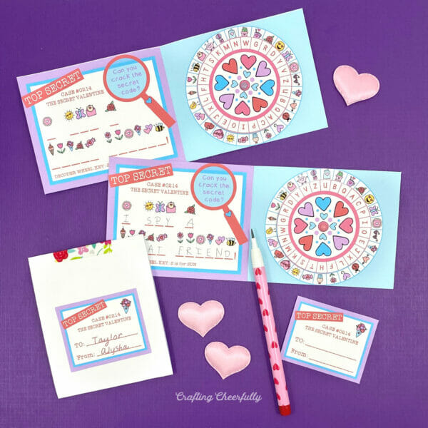Valentine's Day Decoder Wheel - Free Printable Activity