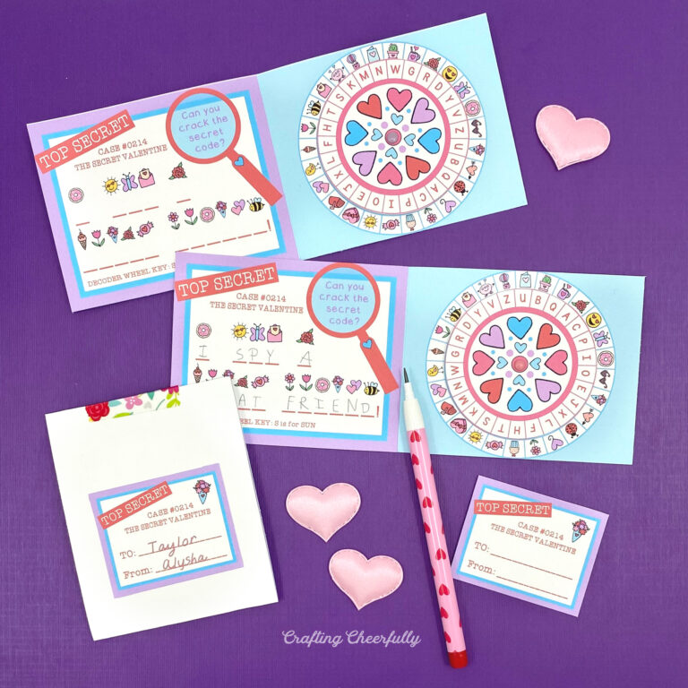 Valentine's Day Decoder Wheel - Free Printable Activity