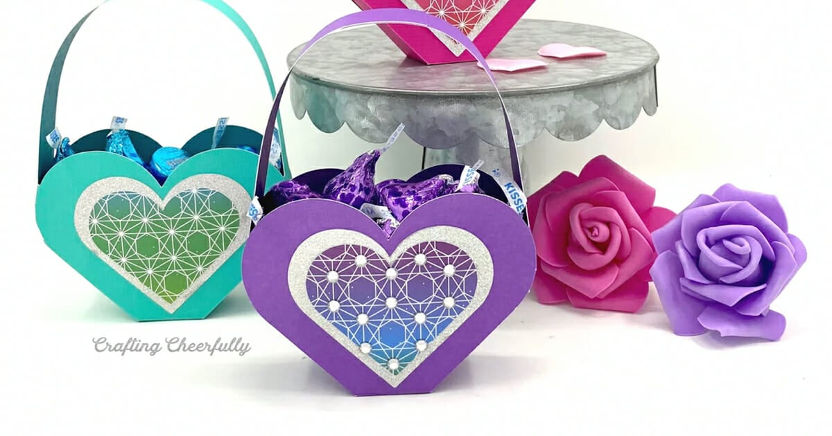 DIY Heart-Shaped Box for Valentine's Day - Crafting Cheerfully