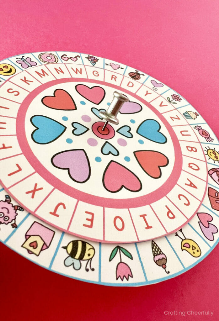 Valentine's Day Decoder Wheel - Free Printable Activity