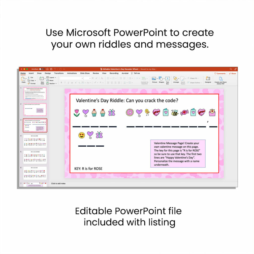 Valentine's Day Decoder Wheel - Free Printable Activity