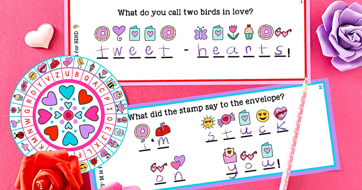 Valentine's Day Decoder Wheel - Free Printable Activity