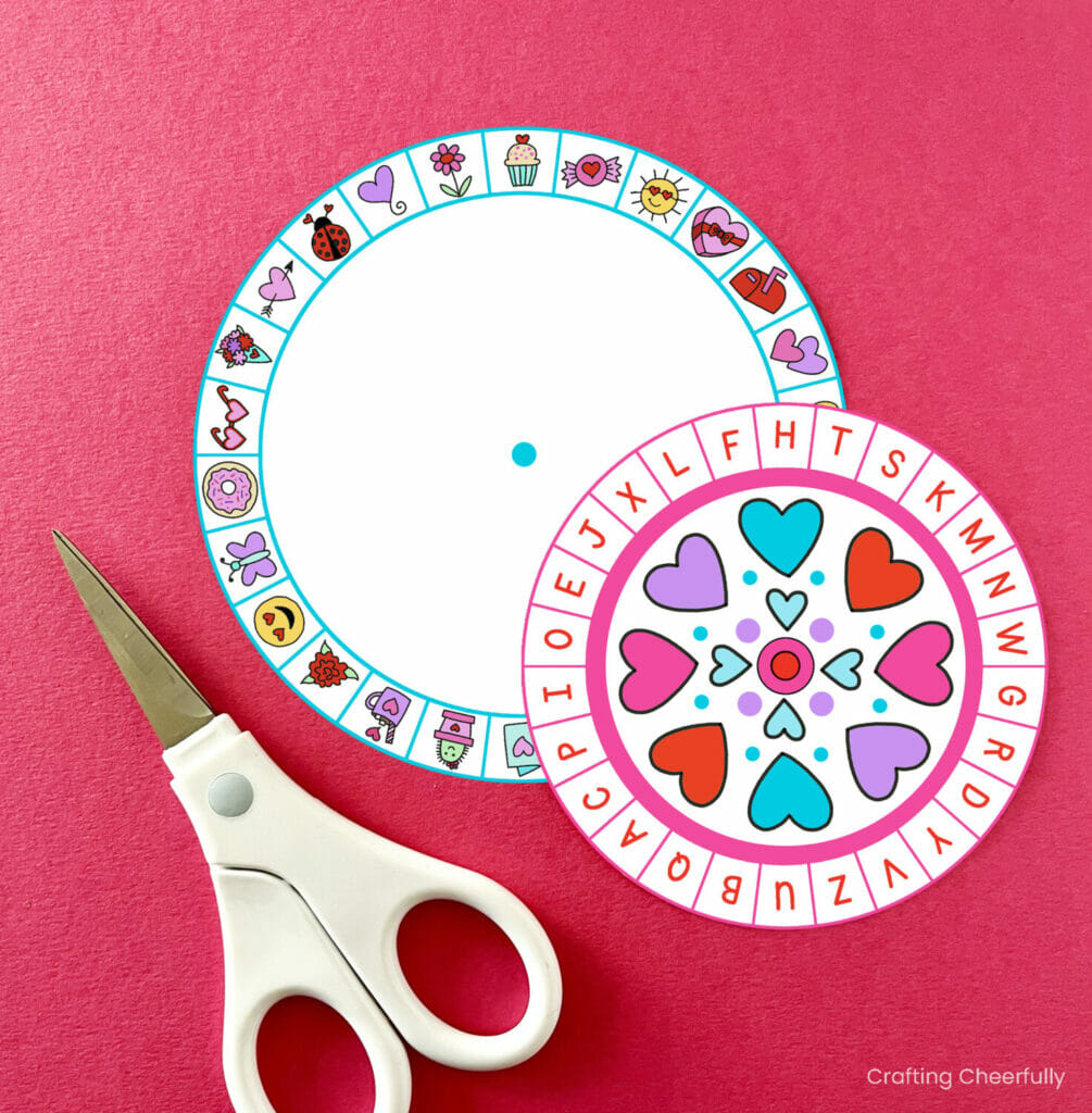 Valentine's Day Decoder Wheel - Free Printable Activity
