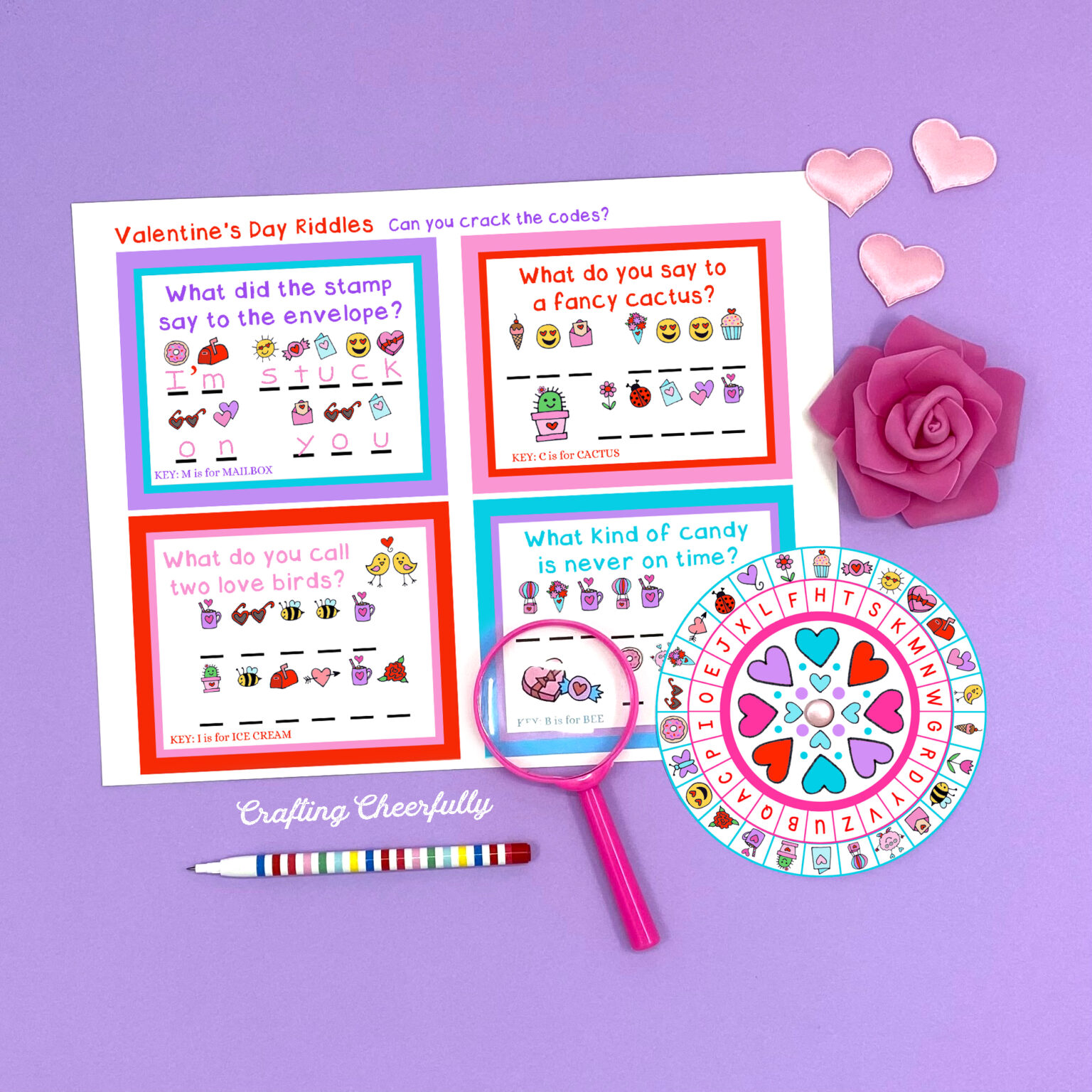 Decoder Wheel Activities - Crafting Cheerfully