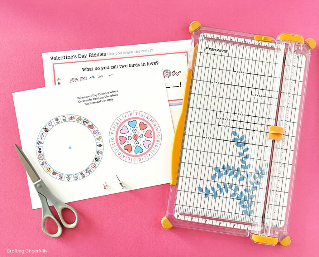 Valentine's Day Decoder Wheel - Free Printable Activity