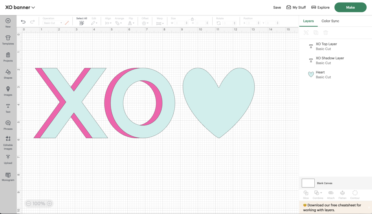 DIY XOXO Valentine's Day Banner - Crafting Cheerfully