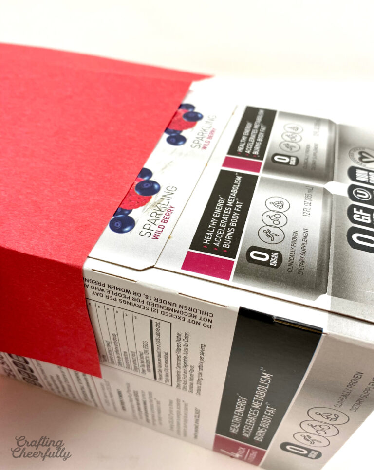 DIY Book Bin using Recycled Cardboard - Crafting Cheerfully