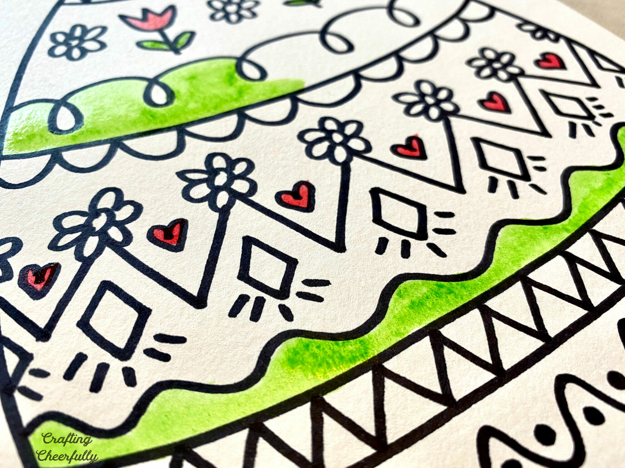 Cute Doodle Easter Egg - Printable Easter Egg Coloring Pages - Crafting ...