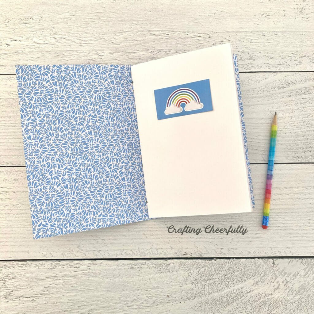 DIY Journal for Kids Using Scrapbook Paper - Crafting Cheerfully