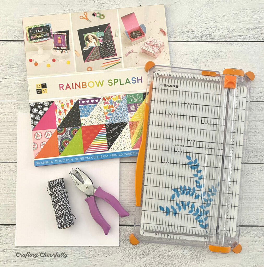 DIY Journal for Kids Using Scrapbook Paper - Crafting Cheerfully